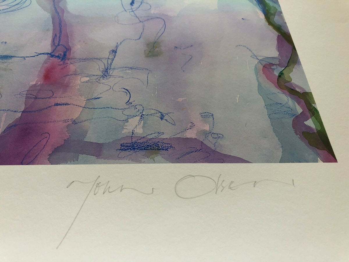JOHN OLSEN "Desert Sea VII" Signed, Limited Edition Digital Print 94cm ...