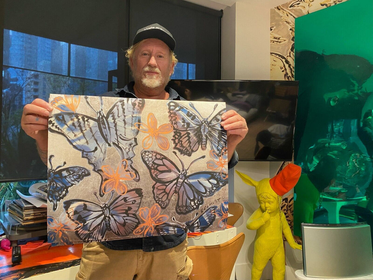 DAVID BROMLEY "Butterflies and Blooms" Signed Limited Edition Print 56 ...